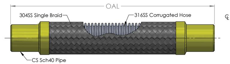CSA Metal Hose | Engineered Flexible Products